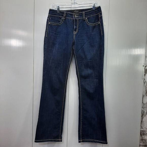 Nine West | Jeans | Nine West Annette Womens Denim Pants Embellished ...